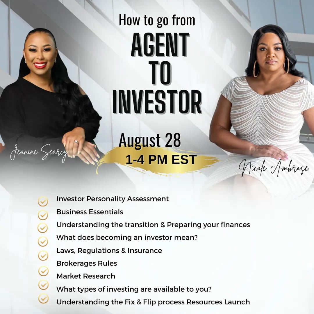 Replay: The Investor Agent Series – Black Girls In Real Estate